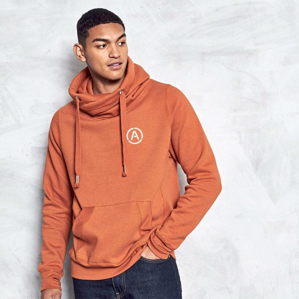 Just Hoods Cross Neck Hoodie - Shirts-bedrucken.de
